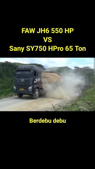 FAW JH6 550 HP Muatan 65 Ton #shorts - YouTube