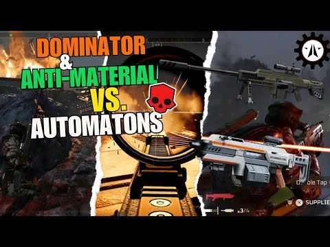 HELLDIVERS 2:Jar-5 Dominator & Anti-Material Rifle Gameplay on Helldive ...