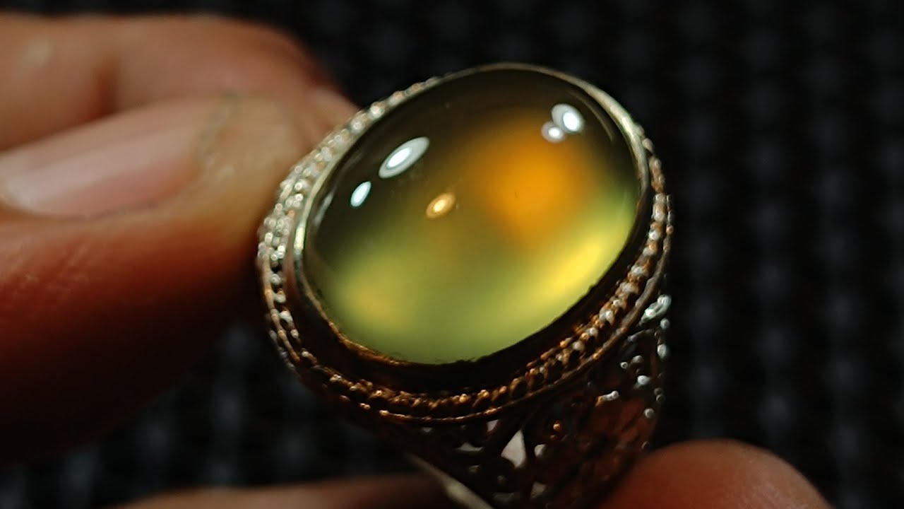 CINCIN GIOK || BATU AKIK || BATU IDOCRASE ACEH || STONE RING || GEMS ...