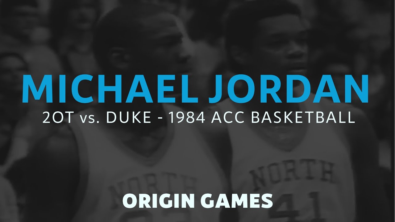 Michael Jordan's Last Game in Chapel Hill | 1984 - Duke vs. UNC 2OT ...
