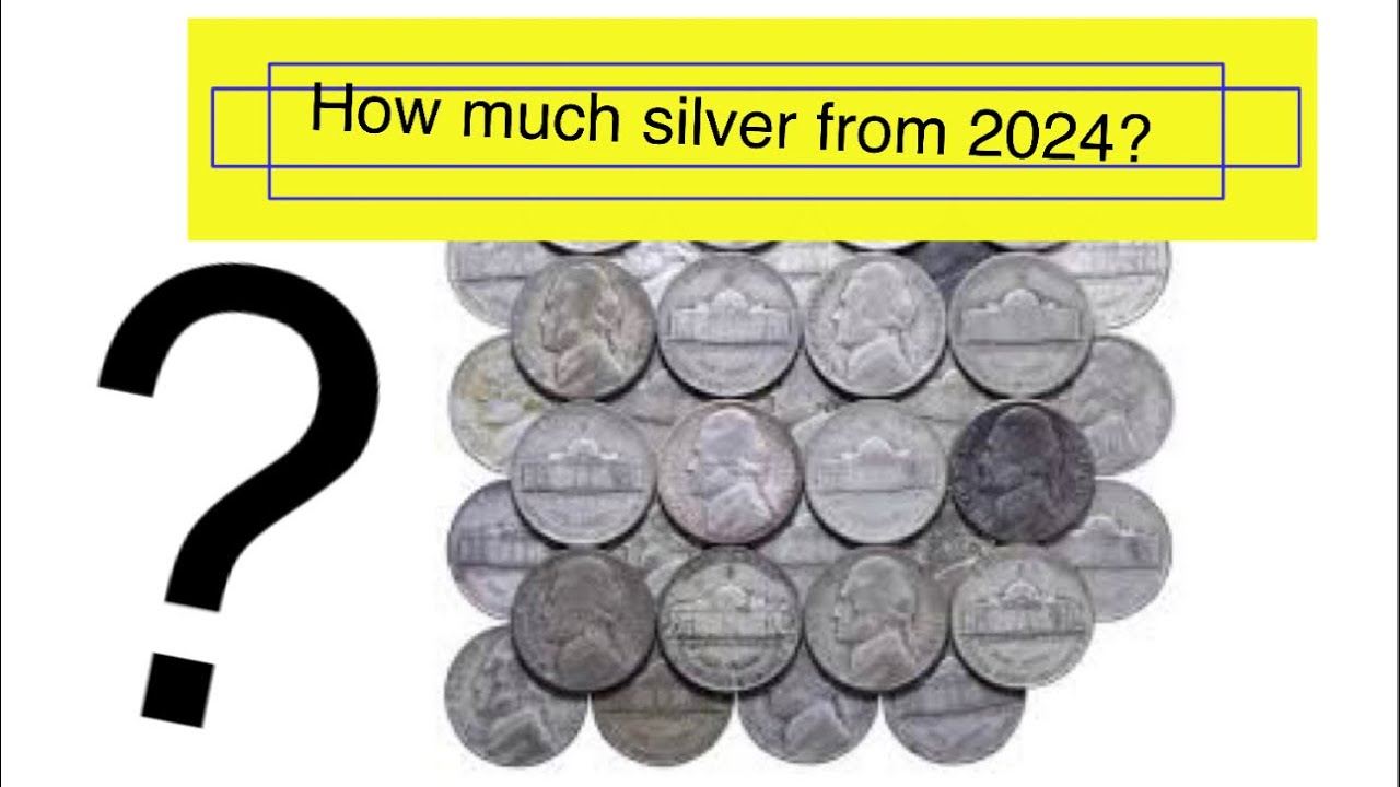 Silver tracker of 2024 totals! Nickels-Pennies-Dimes-Quarters-Halves ...