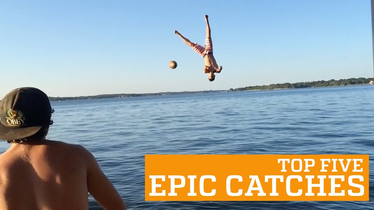 TOP FIVE EPIC CATCHES | PEOPLE ARE AWESOME - YouTube