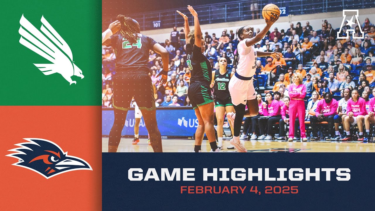 Game Highlights: North Texas vs. UTSA (Feb. 4, 2025) - YouTube