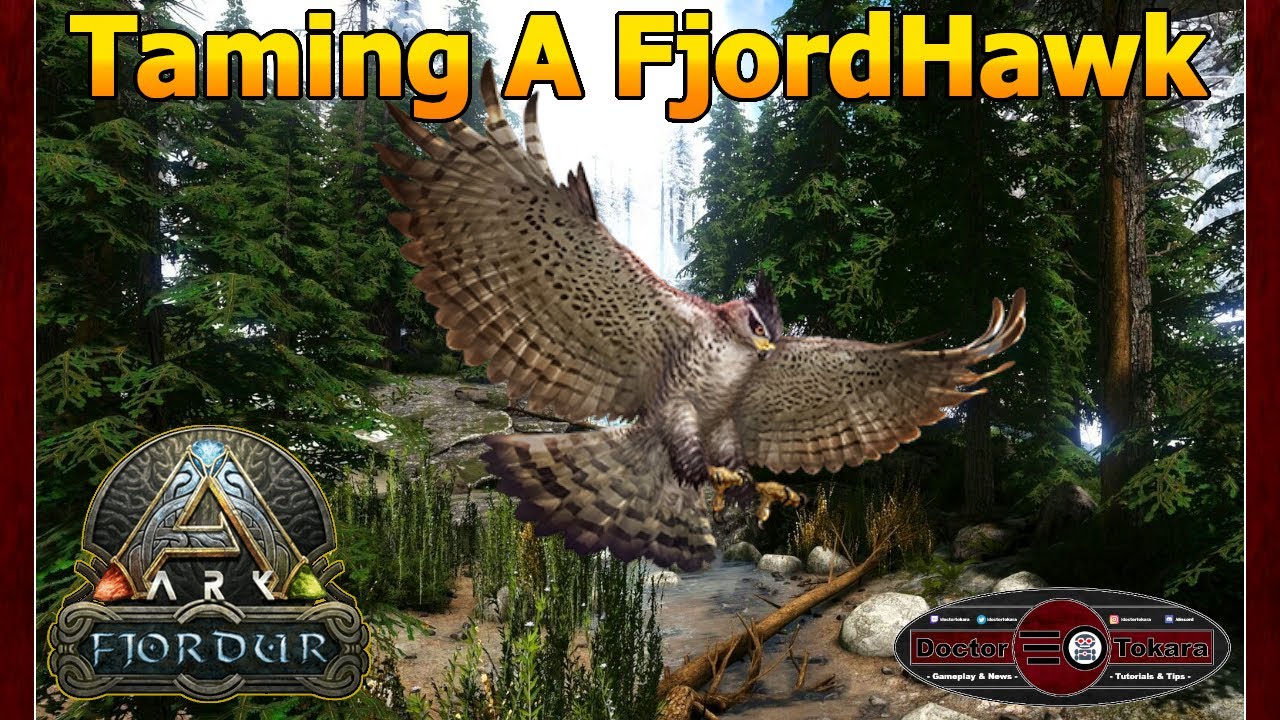 Taming a Fjordhawk - Ark Survival Evolved Fjordur - Episode 18 - YouTube