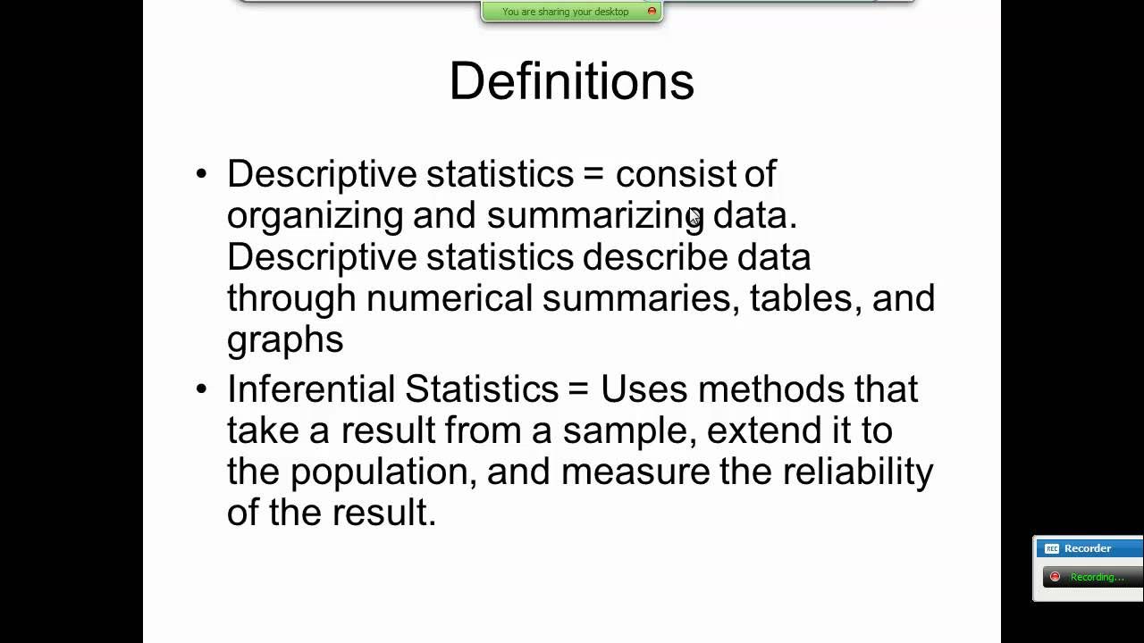 Elementary Statistics: Introduction to the Practice of Statistics - YouTube