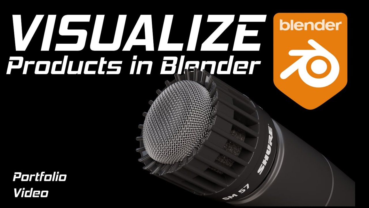 Visualize products in Blender (Portfolio Video) - YouTube