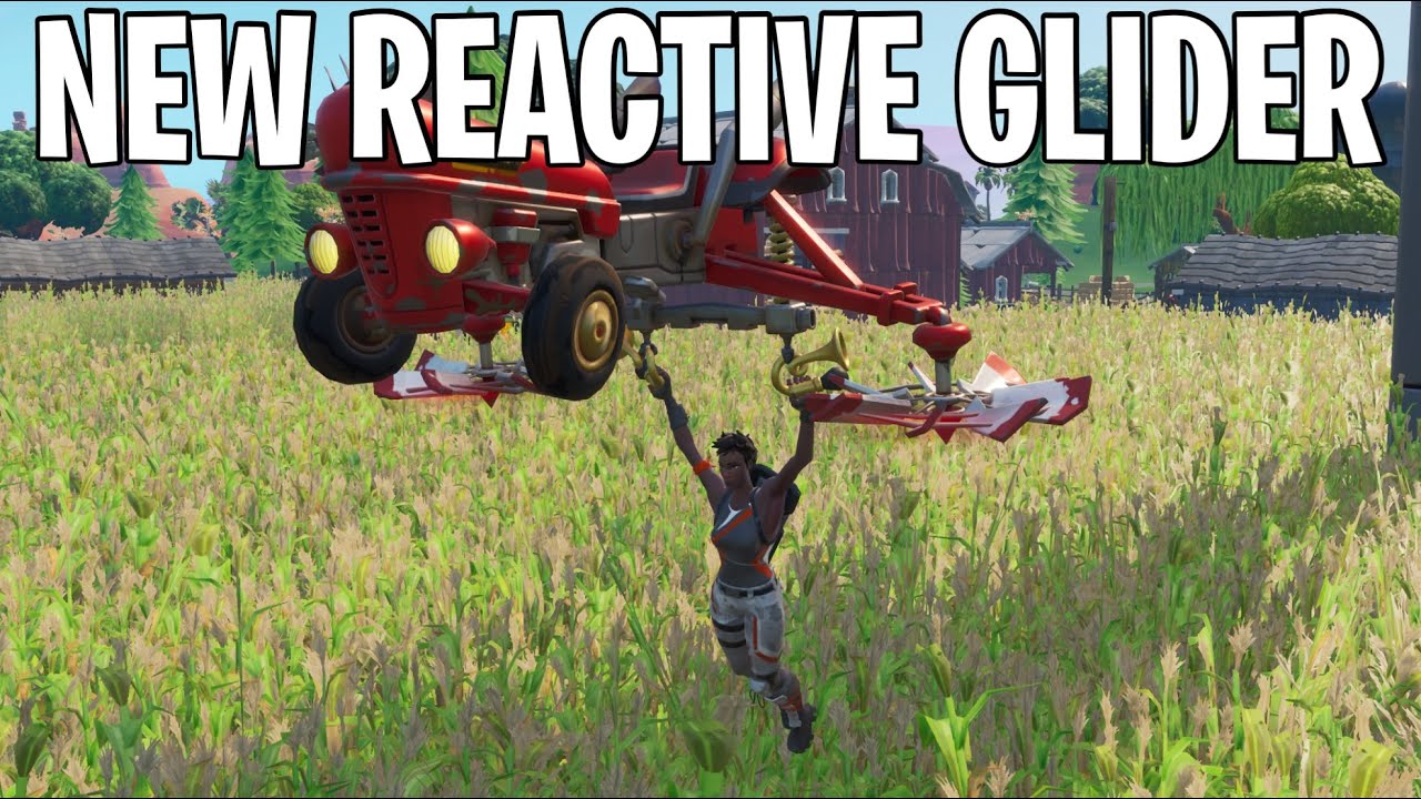 New Fortnite Crop Duster Glider In-Game | How is it Reactive - YouTube