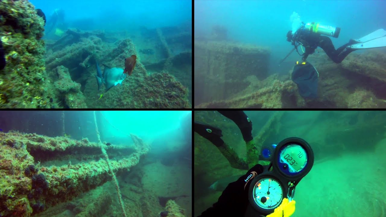 Scuba Dive Halsey In Ft Pierce Florida Wreck Dive Youtube