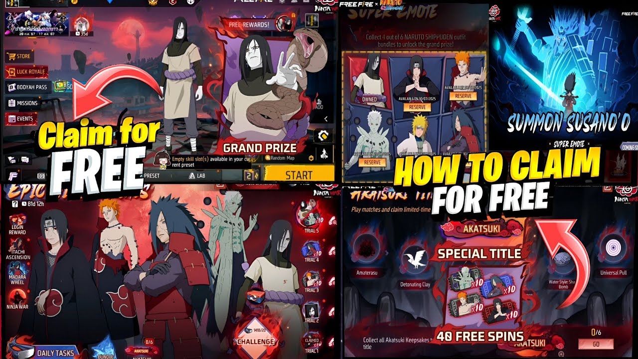 Naruto chapter 2 event interface 🥳🔥| Free naruto 40 voucher | Naruto ...