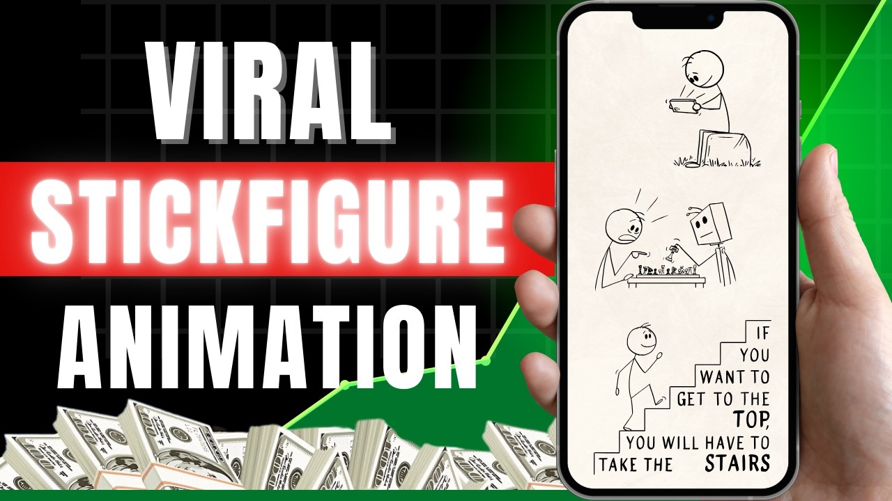 How to create VIRAL Stick Figure Animations using Canva - YouTube
