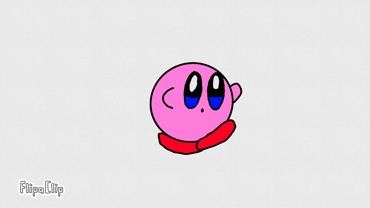 Kirby walk animation short - YouTube
