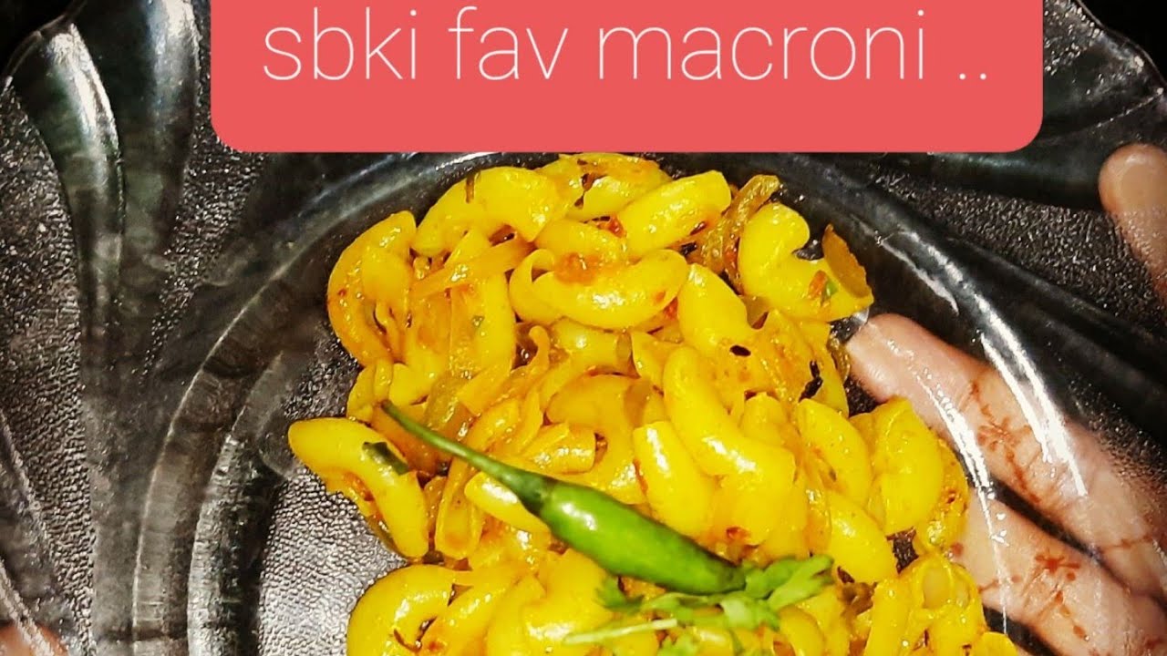 macroni with in 10 min | easy snacks | my all time fav snack ...