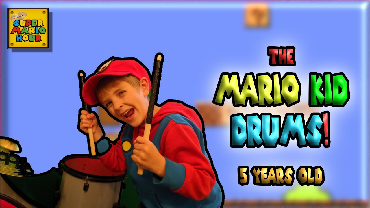 THE MARIO KID DRUMS THE BEATLES: 5 year old MARIO KID makes his ...