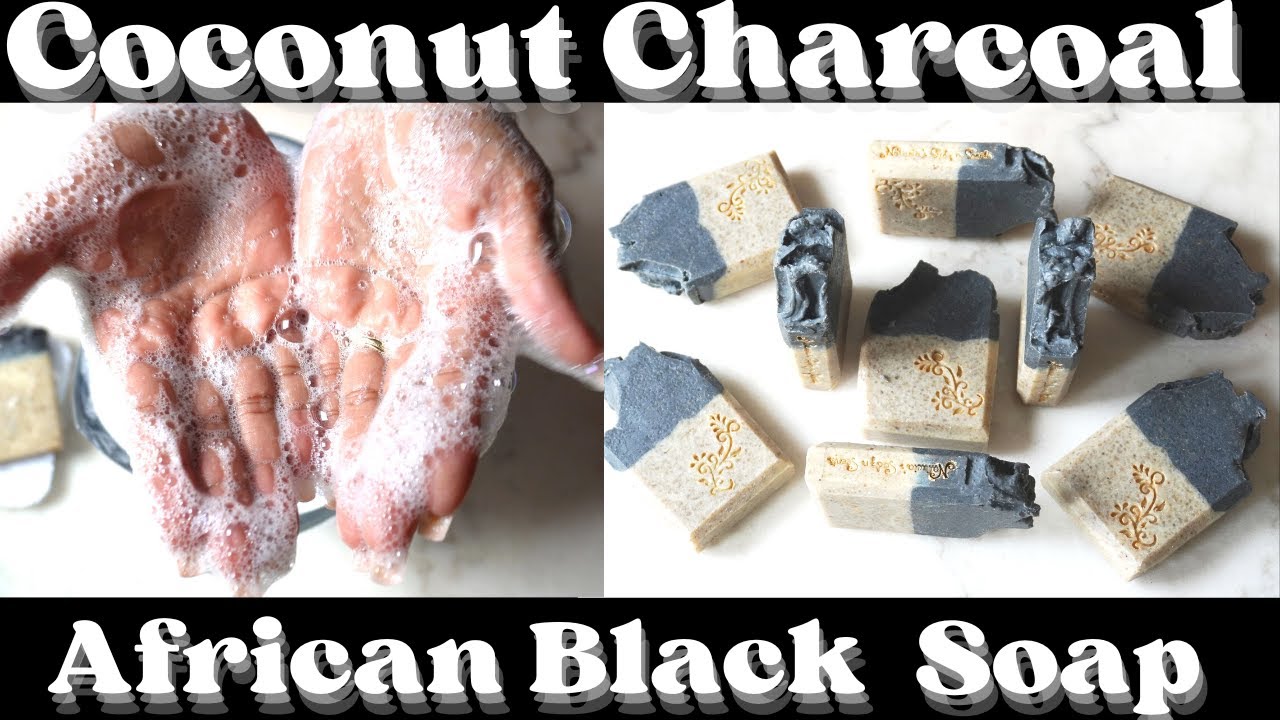 Activated Charcoal African Black Soap (Ose Dudu) w/Aloe Vera & Oats ...