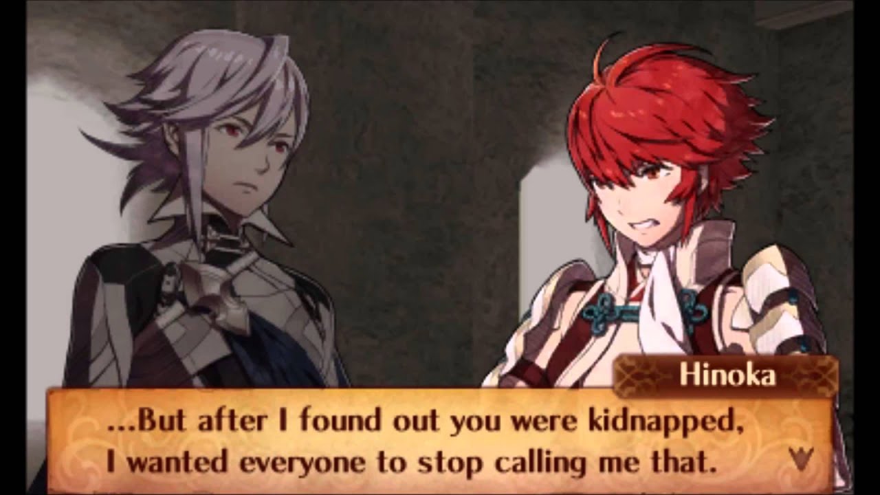 Hinoka And Corrin Alternate Support Conversation Fire Emblem Fates 9605