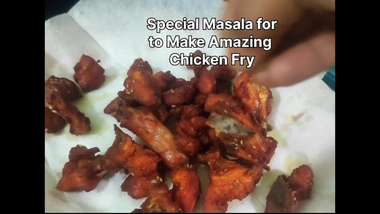 Chicken Fry / Chicken 🍗 Pakoda Sprinkle Secret Masala on Top to Pakoda ...