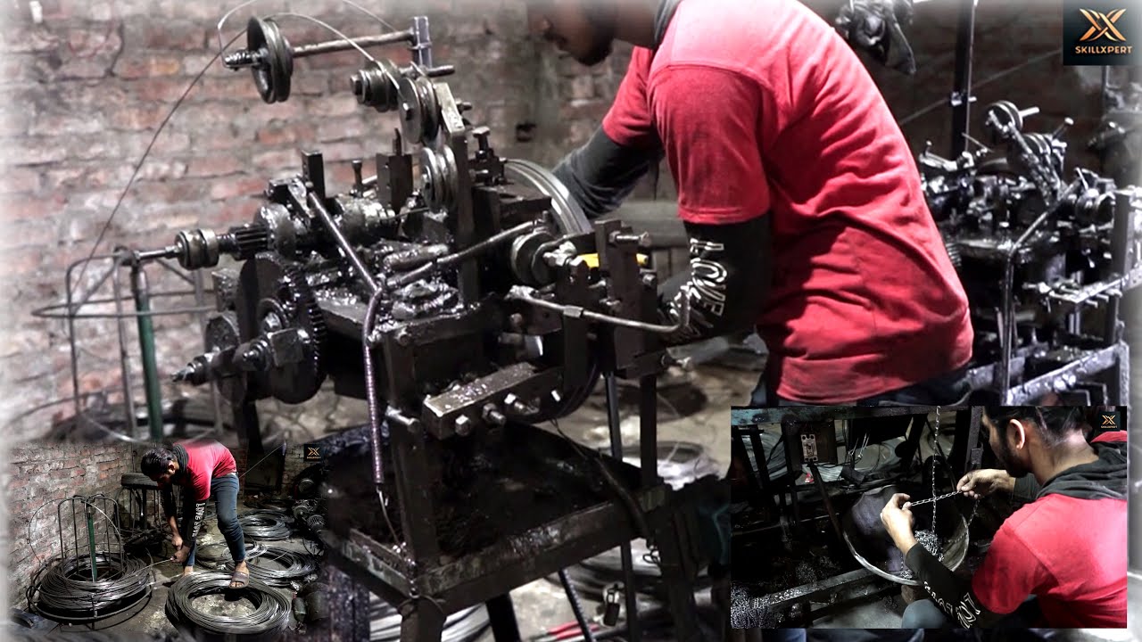 How Make Steel Chain Making in 6 mint 🔗 Process Making Iron Chain - YouTube