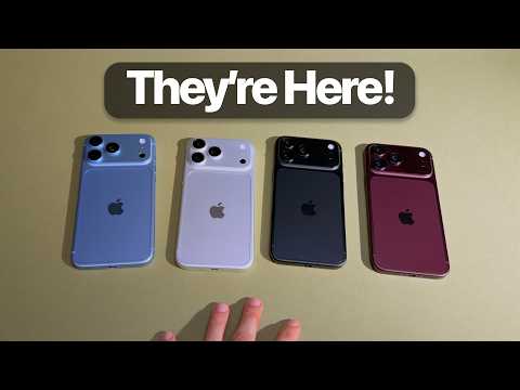 iPhone 18 Pro & Max: First Hands-on All Colors!
