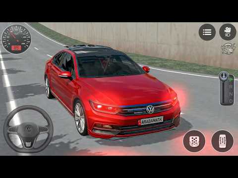 Modifiyeli Kırmızı Passat Sürüş Simülatör Oyunu - Pasat City Araba Oyunu - Android GamePlay