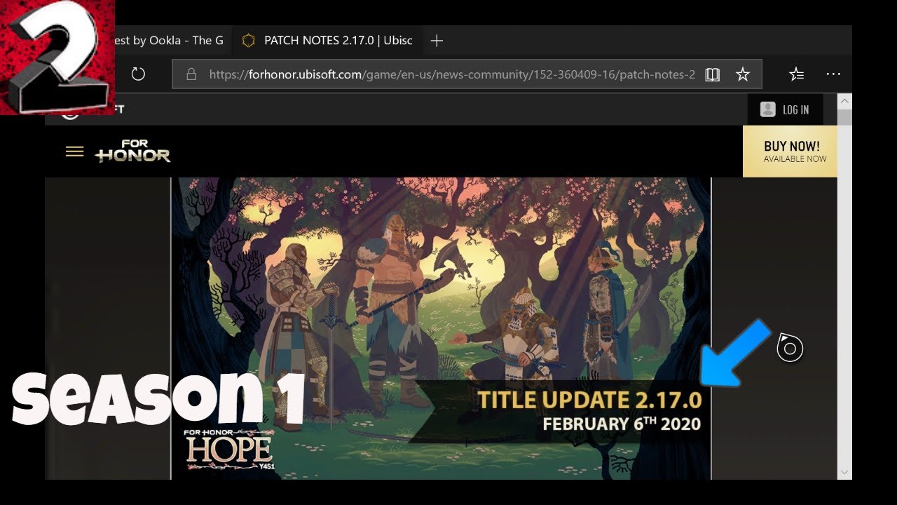 For Honor- Patch Notes! Everything You Need To Know About Season 1 Hope ...
