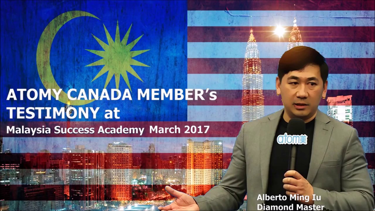 Atomy Testimony by Albert Ming Iu in Malaysia Success Academy - YouTube