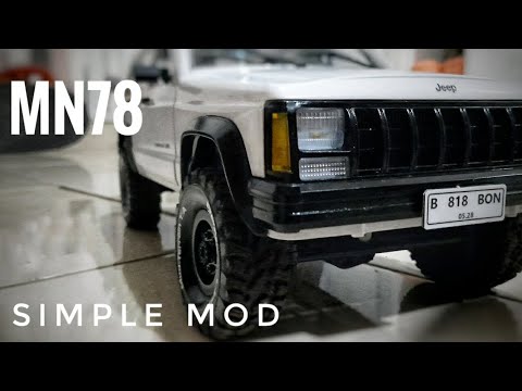 RC-Jeep Cherokee XJ Simple MOD | MN78 Custom RC Car Builds & Mods - YouTube