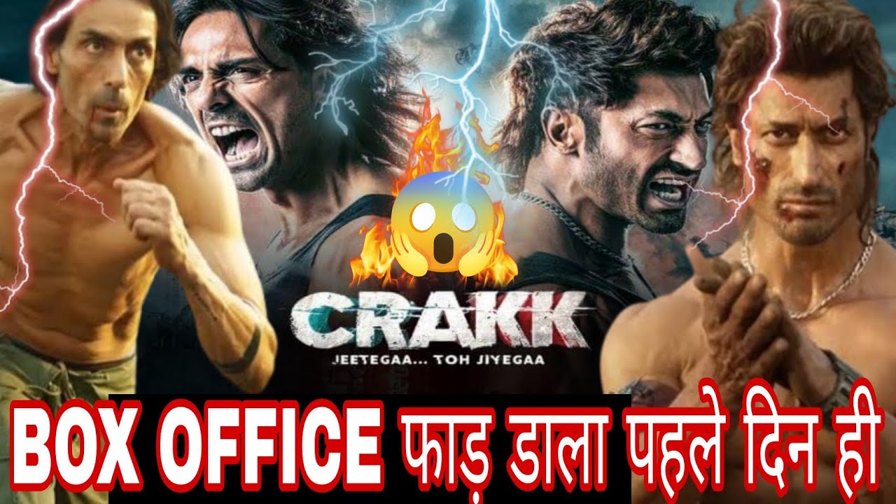 CRAKK MOVIE FIRST DAY BOX OFFICE COLLECTION | VIDYUT'S HIGHEST FIRST ...
