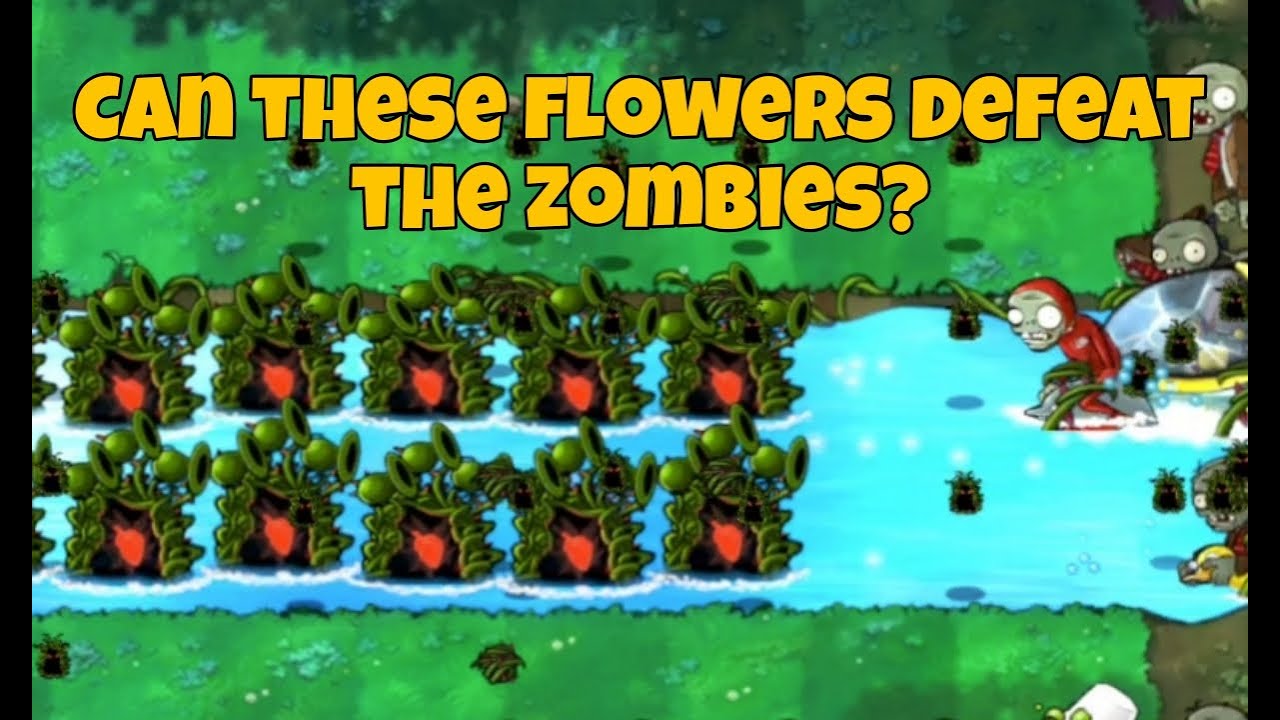 Can these flowers defeat the zombies? - YouTube