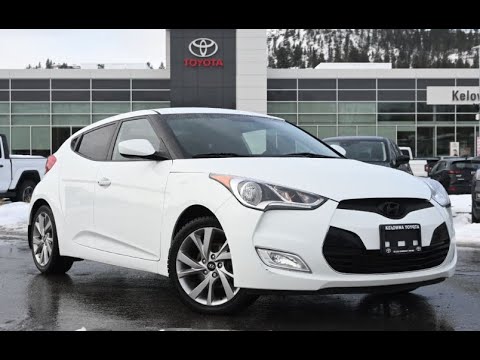 White 2016 Hyundai Veloster SE Walkaround - Kelowna Toyota - YouTube