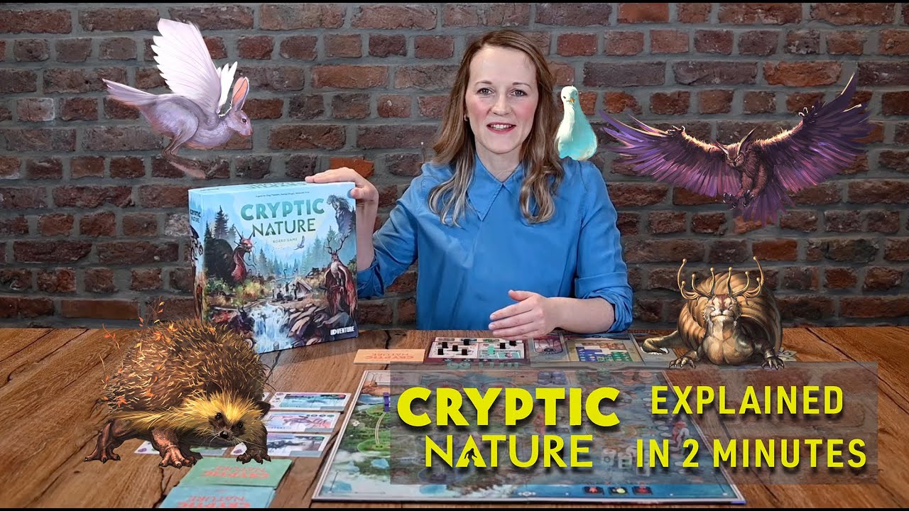 CRYPTIC NATURE - explained in 2 minutes - strategic boardgame about ...