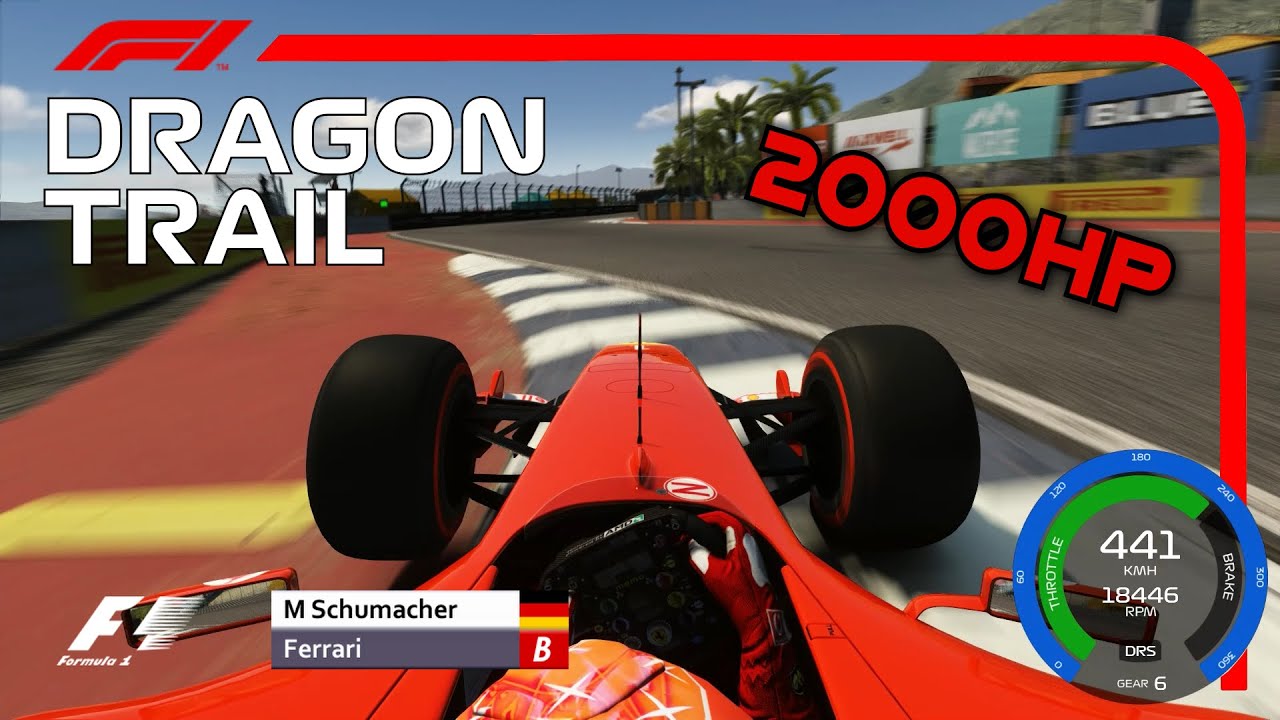2000HP F1 Car Around Dragon Trail | Hotlap - YouTube