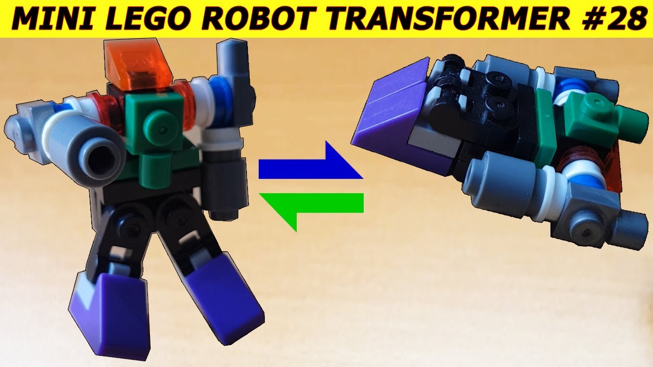Cách lắp Lego Robot Mini Biến Hình Cực Dễ #28 |How To Build Lego Robot ...