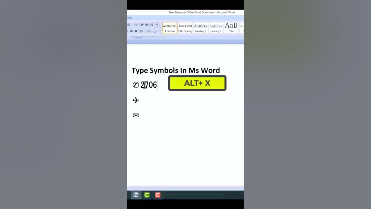 How To Create Symbol In Ms Word Ms Word Symbols Shortcut Shortvideo Mswordtricks