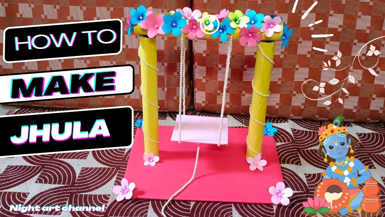 How to make Jhula for Janmashtami🥰 || Jhula kaise banaye 🤔🧐 - YouTube