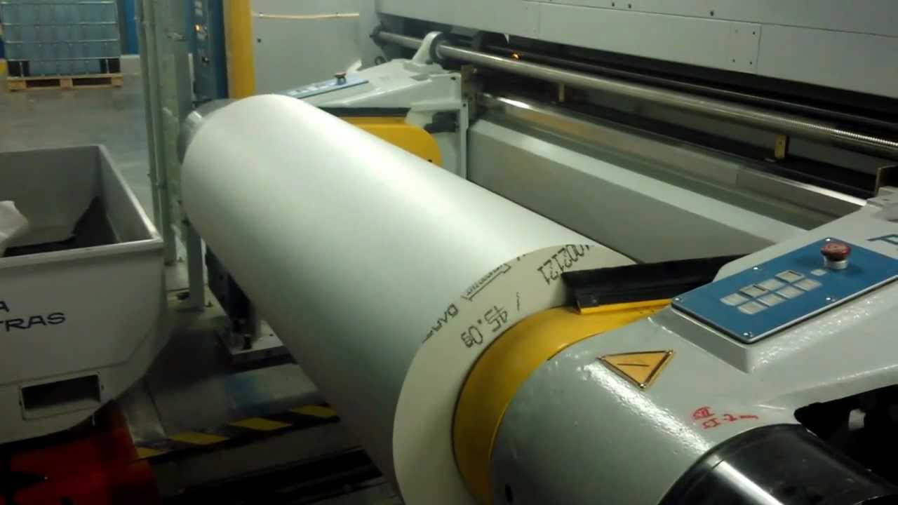 Reel prep on the KBA Newspaper Press. - YouTube