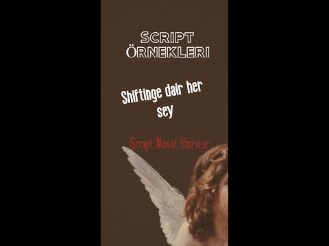 Shifting Nasıl Yapılır Pt:3 Script Örnekleri 🥳 🤩