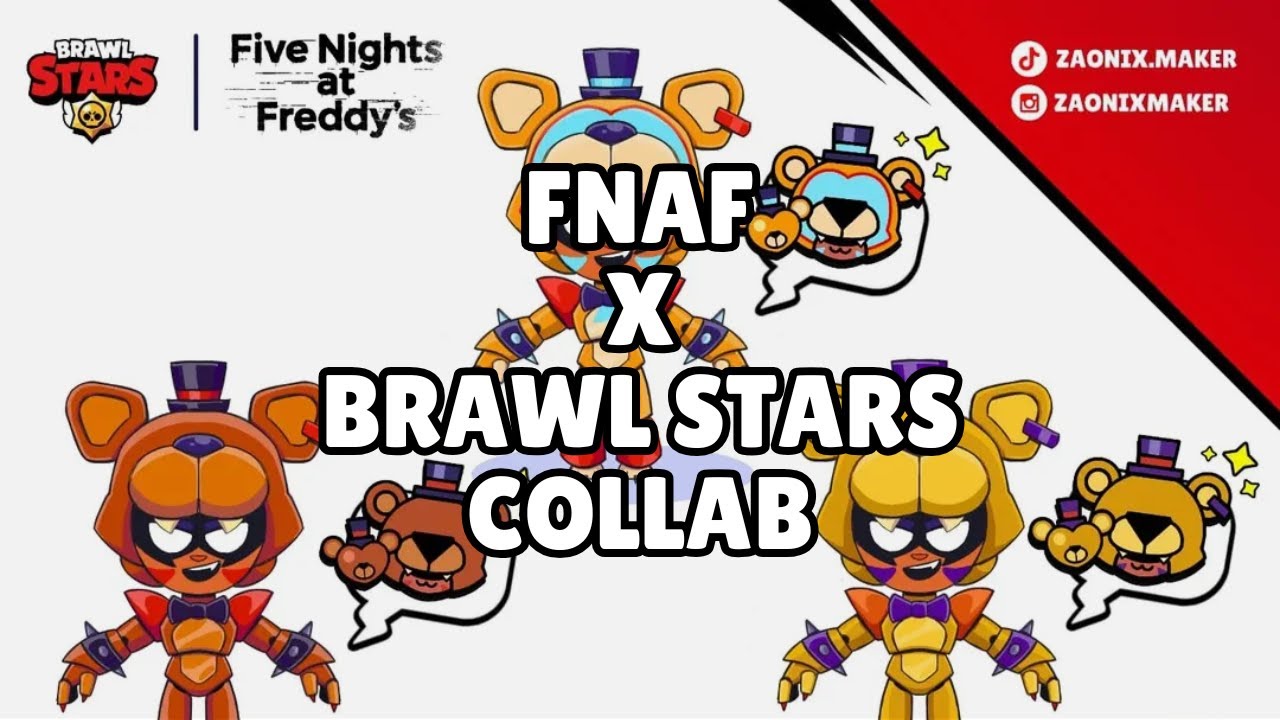 FNAF X Brawl Stars Collab & New Skins - YouTube