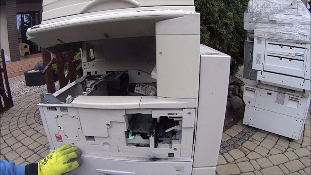 LASER LSU NASHUATEC D422 / GESTETNER 3222 / RICOH 220 - YouTube