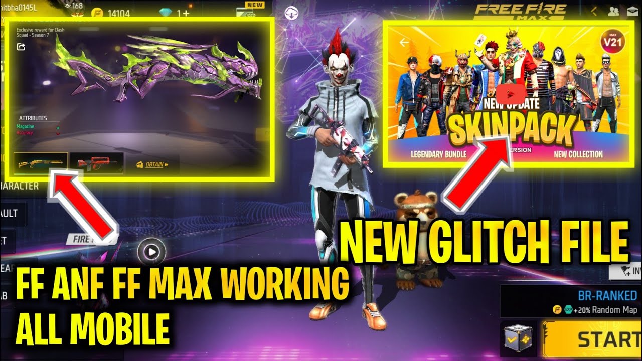 FF GLITCH FILE | FF MAX GLITCH FILE | Free fire glitch file | Free fire max glitch file | 😍 ...