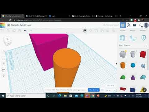 TinkerCAD Basics Screen Recording - YouTube