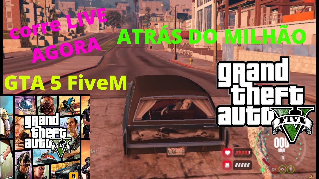 LIVE AGORA MAIS UM MILHÃO VAMOS A CAÇA GTA 5 FiveM - YouTube