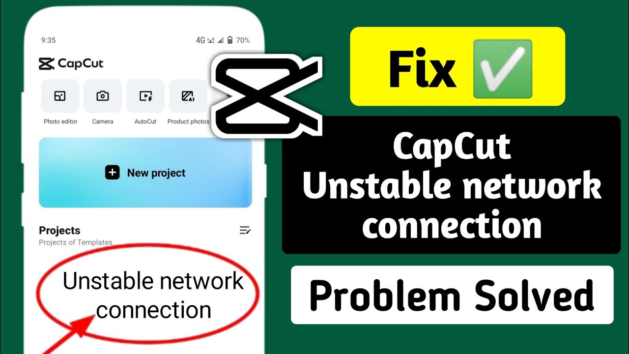 How to Fix Unstable Network Connection Problem in CapCut 2024 | CapCut Template Unstable Network ...