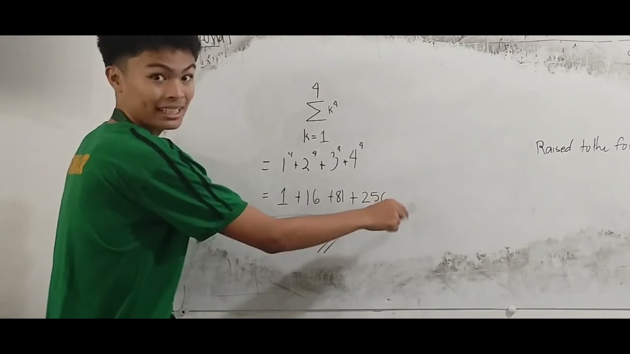 GRADE 11 PRE CALCULUS TOPIC: SIGMA NOTATION - YouTube