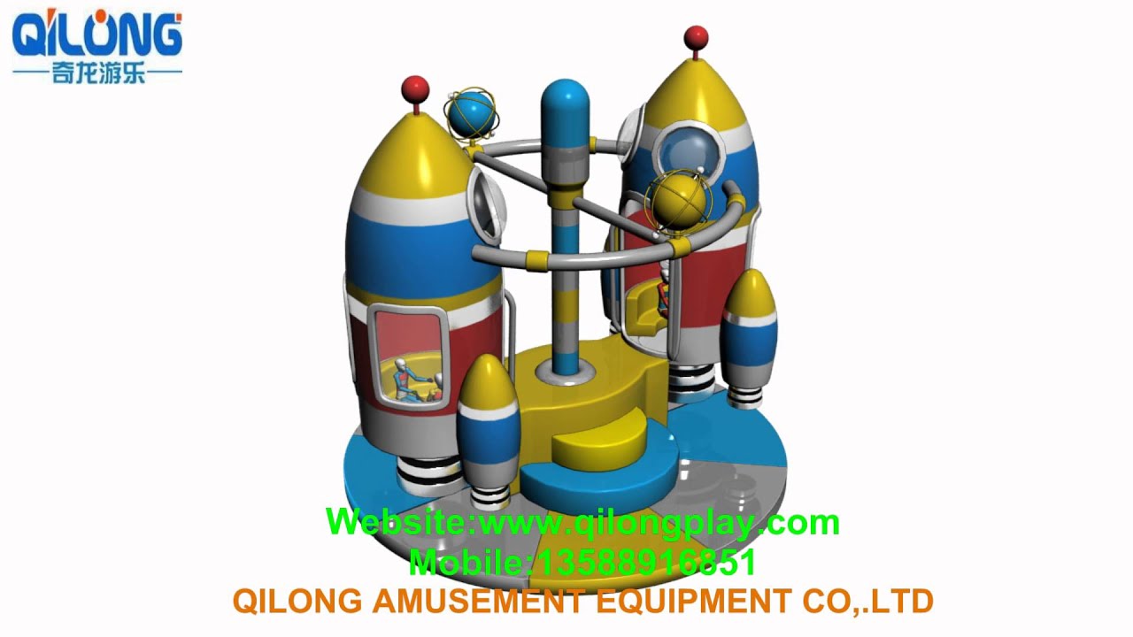 Electric Rocket Soft Play for kids indoor playground - YouTube