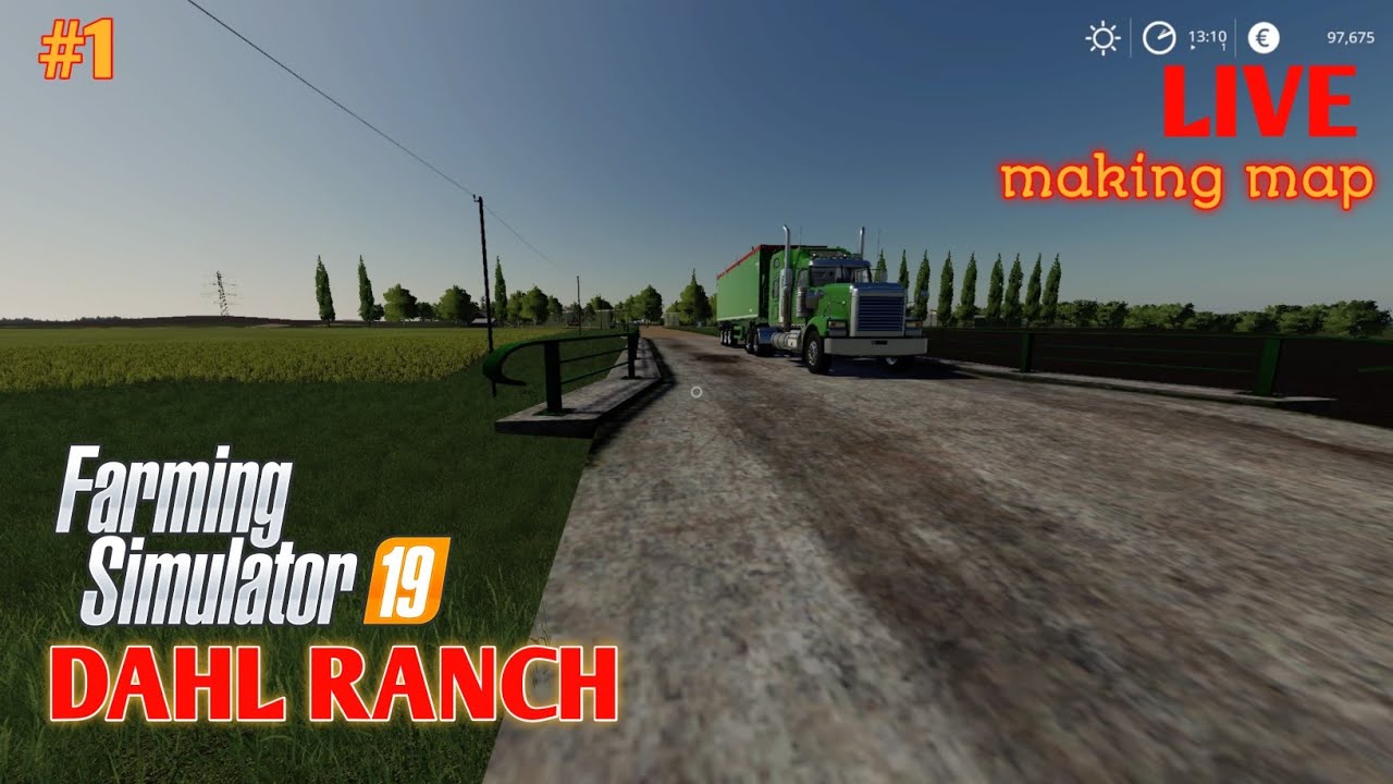 FS19 LIVE DAHL RANCH #1 Episode 1 - YouTube
