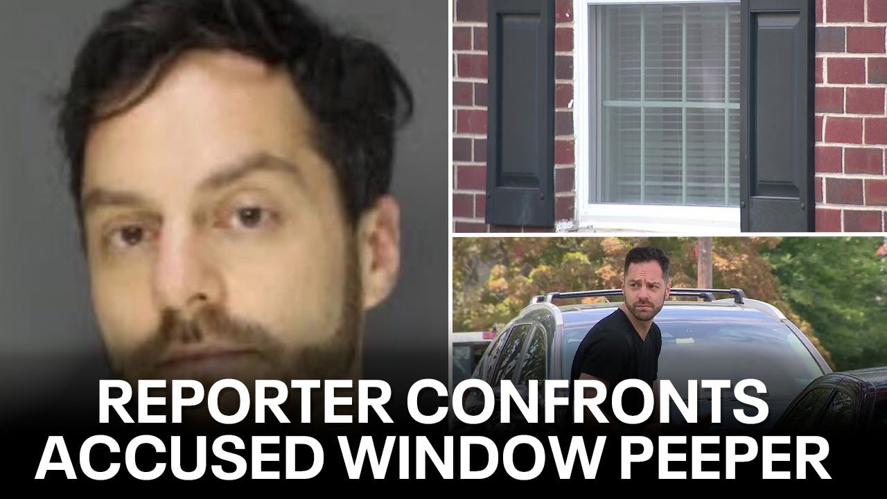 Reporter confronts alleged window peeper outside Pennsylvania home ...