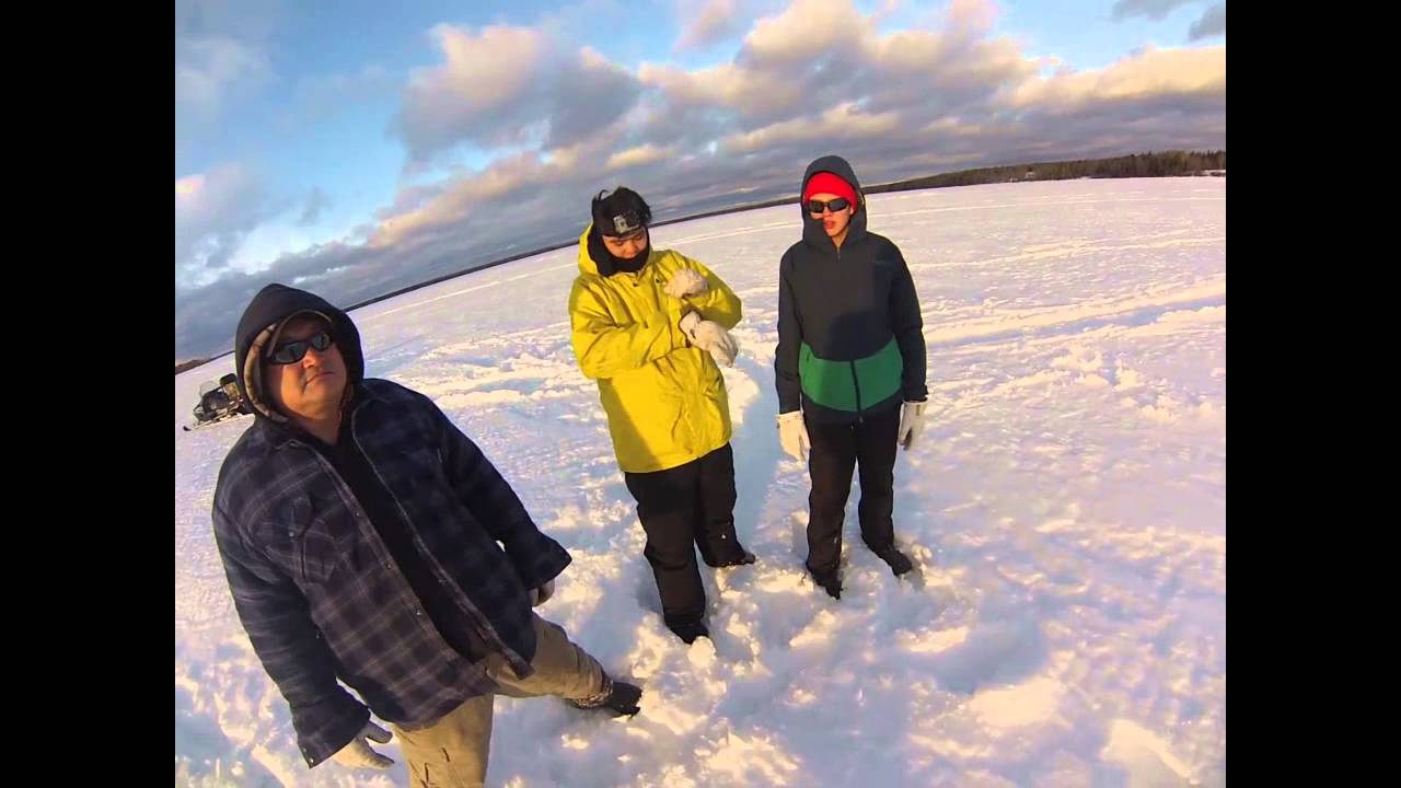 Winter Net Fishing - YouTube