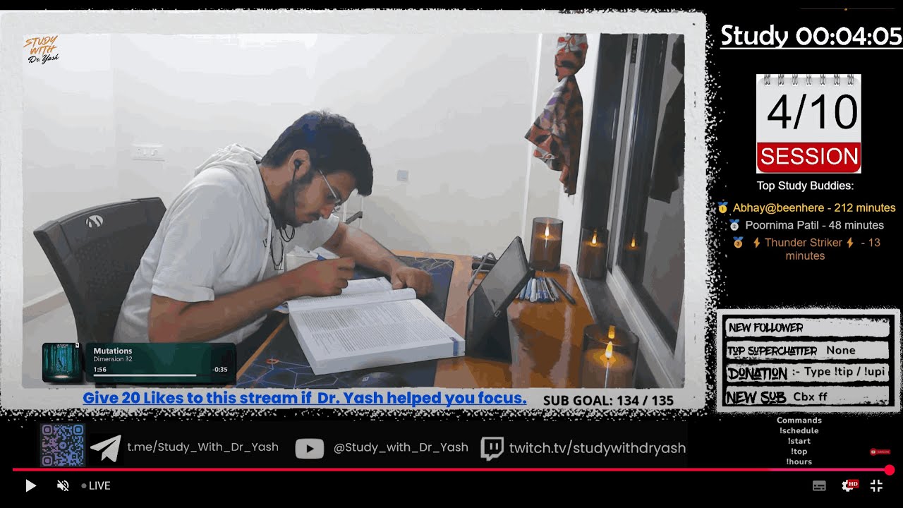 The 50-Minute Focus Challenge You Don't Want to Miss! STUDY WITH ME ...