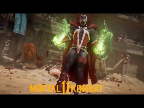 Mortal Kombat 11 - Spawn Intro dialogue with Kotal Khan ( Conan the Barbarian Costume) - YouTube