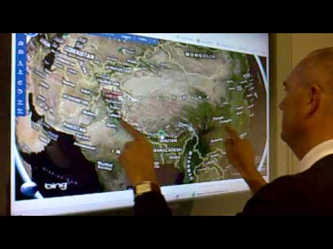 Windows 7 Microsoft Bing Maps Dual Touch Zoom and Pinch